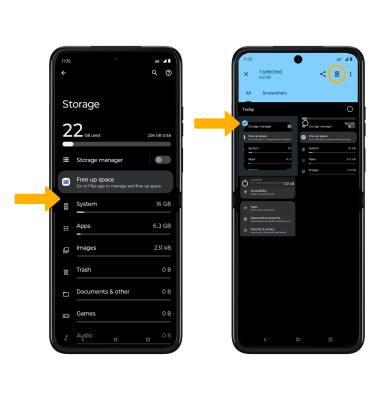 Motorola razr+ (XT2321-5) - Available Storage - AT&T