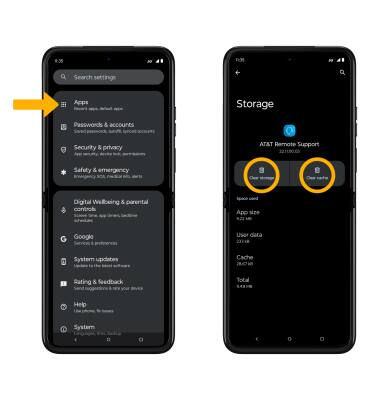 Motorola razr+ (XT2321-5) - Available Storage - AT&T