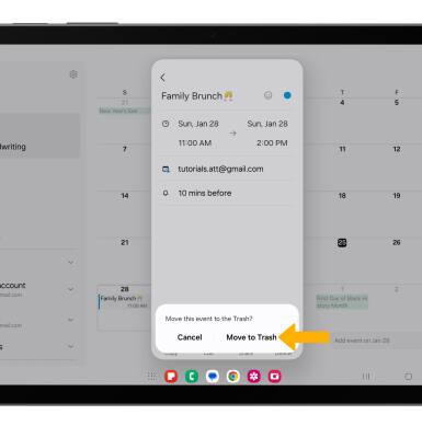 Samsung Galaxy Tab S9 FE 5G (SM-X518U) - Calendar - AT&T