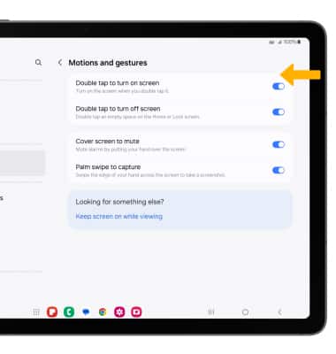 Samsung Galaxy Tab S9 FE 5G (SM-X518U) - Gestures & Motion - AT&T