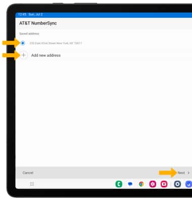 Samsung Galaxy Tab S9+ 5G (SM-X818U) - NumberSync de AT&T - AT&T