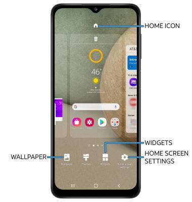Samsung Galaxy A12 (SM-A125U) - Learn & Customize the Home Screen - AT&T