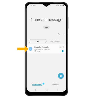 Samsung Galaxy A12 (SM-A125U) - Send & Receive Messages - AT&T