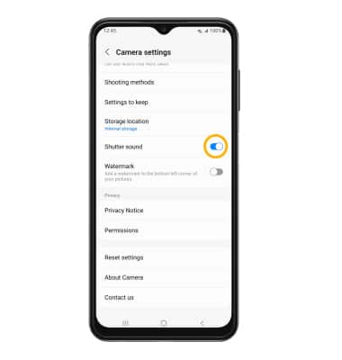 Samsung Galaxy A13 (SM-A135U) - Camera & Video Settings - AT&T