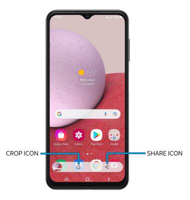 Samsung Galaxy A13 (SM-A135U) - Take a Screenshot - AT&T