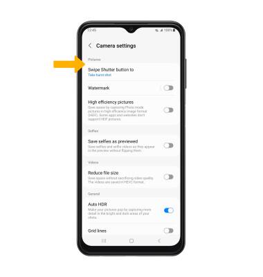 Samsung Galaxy A13 (SM-A135U) - Advanced Photo & Video Features - AT&T