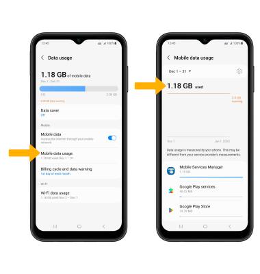 Samsung Galaxy A14 5G (SM-A146U) - View & Manage Data - AT&T