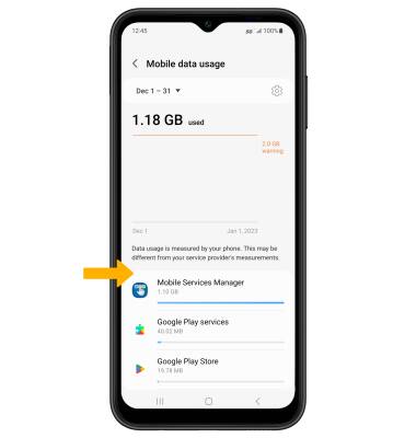 Samsung Galaxy A14 5G (SM-A146U) - View & Manage Data - AT&T