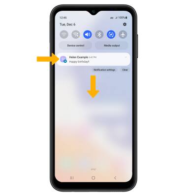Samsung Galaxy A14 5G (SM-A146U) - Notifications & Alerts - AT&T