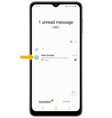 LG Phoenix Plus / K30 (LM-X410AS) - Send & Receive Messages - AT&T