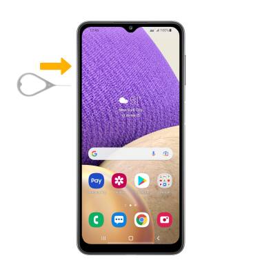 Samsung Galaxy A32 5G (SM-A 326U) - Insert or Remove SIM & Memory Card - AT&T