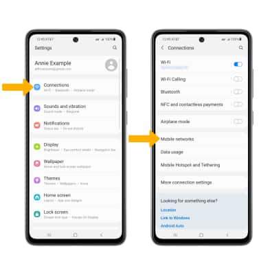 Samsung Galaxy A52 5G (SM-A526U) - Signal & Cellular Data - AT&T