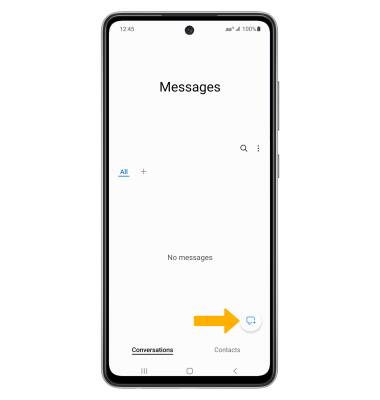 Samsung Galaxy A52 5G (SM-A526U) - Send & Receive Messages - AT&T