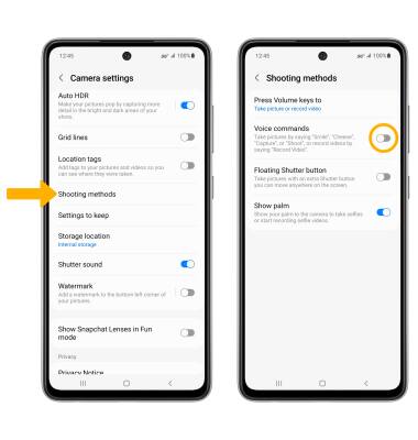 Samsung Galaxy A52 5G (SM-A526U) - Camera & Video Settings - AT&T