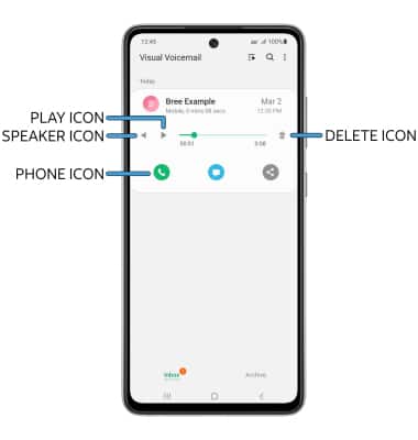 Samsung Galaxy A52 5G (SM-A526U) - Access Voicemail - AT&T