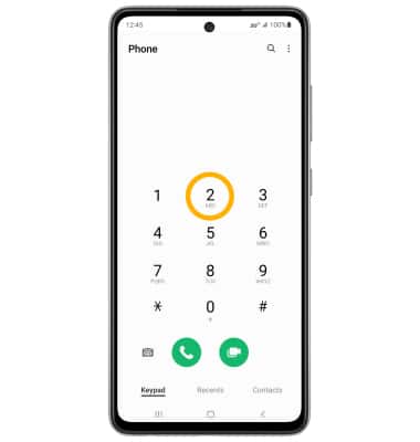 Samsung Galaxy A52 5G (SM-A526U) - Call Features - AT&T