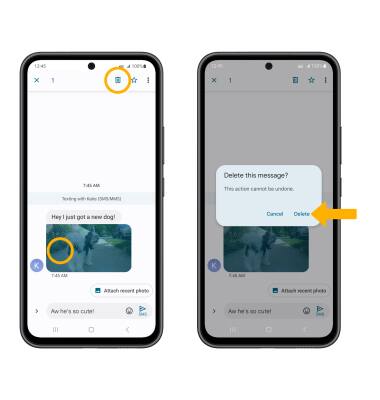 Samsung Galaxy A54 5G (SM-A546U) - Send & Receive Messages - AT&T