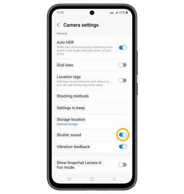 Samsung Galaxy A54 5G (SM-A546U) - Camera & Video Settings - AT&T