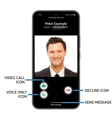 Samsung Galaxy A54 5G (SM-A546U) - Make & Receive an AT&T Video Call - AT&T