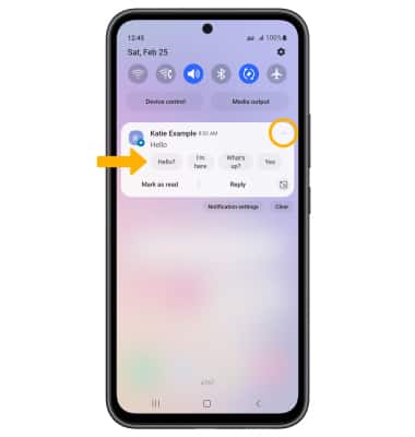 Samsung Galaxy A54 5G (SM-A546U) - Notifications & Alerts - AT&T