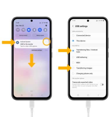 Samsung Galaxy A54 5G (SM-A546U) - Transfer Photos & Videos - AT&T
