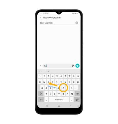 Samsung Galaxy A02s (SM-A025A) - Keyboard & Typing - AT&T