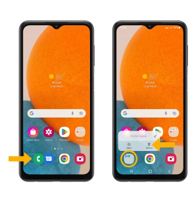 Samsung Galaxy A23 5G (SM-A236U) - Learn & Customize the Home Screen - AT&T