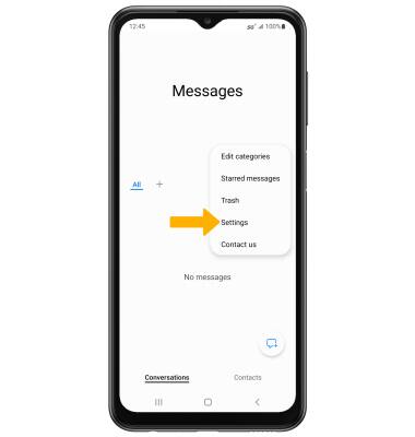 Samsung Galaxy A23 5G (SM-A236U) - Messaging Settings - AT&T