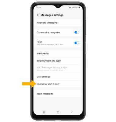 Samsung Galaxy A23 5G (SM-A236U) - Messaging Settings - AT&T