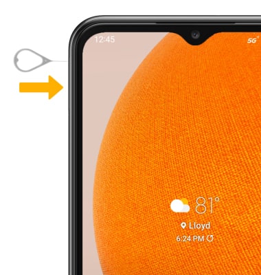 Samsung Galaxy A23 5G (SM-A236U) - Insert or Remove SIM & Memory Card ...