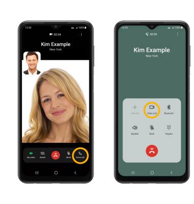 Samsung Galaxy A23 5G (SM-A236U) - Make & Receive an AT&T Video Call - AT&T