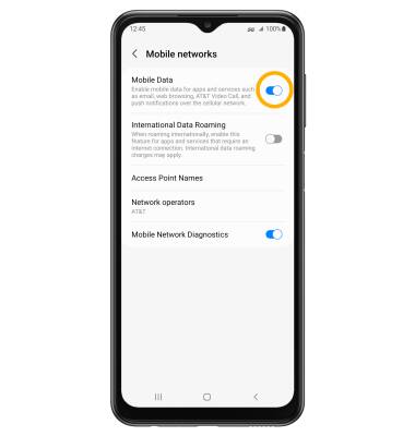 Samsung Galaxy A23 5G (SM-A236U) - Signal & Cellular Data - AT&T