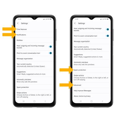 Samsung Galaxy A23 5G (SM-A236U) - Messaging Settings - AT&T