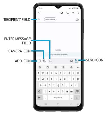Samsung Galaxy A23 5G (SM-A236U) - Send & Receive Messages - AT&T
