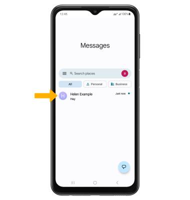 Samsung Galaxy A23 5G (SM-A236U) - Send & Receive Messages - AT&T