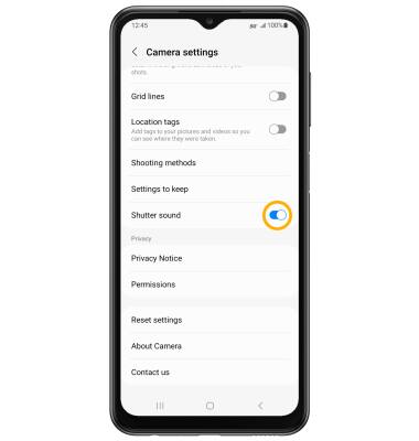 Samsung Galaxy A23 5G (SM-A236U) - Camera & Video Settings - AT&T