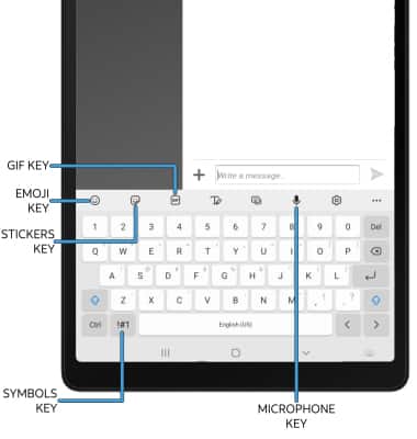 Samsung Galaxy Tab A7 Lite (SM-T227U) - Keyboard & Typing - AT&T
