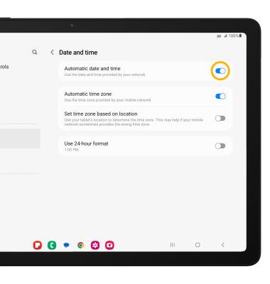 Samsung Galaxy Tab A9+ 5G (SM-X218U) - Date, Time & Alarm - AT&T