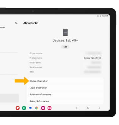 Samsung Galaxy Tab A9+ 5G (SM-X218U) - Find IMEI, Phone & Serial Number ...