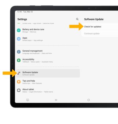 Samsung Galaxy Tab S7 FE 5G (SM-T738U) - Software Version - AT&T