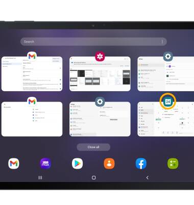 Samsung Galaxy Tab S7 FE 5G (SM-T738U) - Split Screen - AT&T