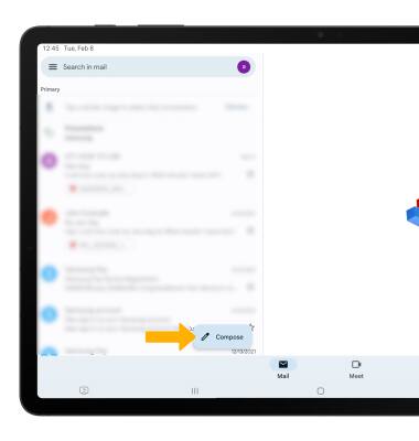 Samsung Galaxy Tab S8+ 5G (SM-X808U) - Send & Receive Email - AT&T
