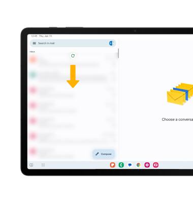 Samsung Galaxy Tab S8+ 5G (SM-X808U) - Send & Receive Email - AT&T