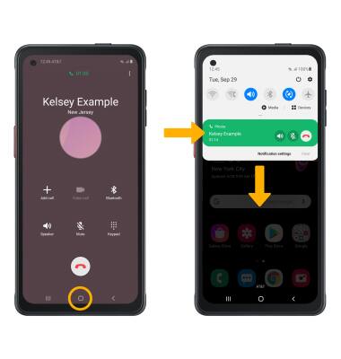 Samsung Galaxy XCover Pro (SM-G715A) - Call Features - AT&T