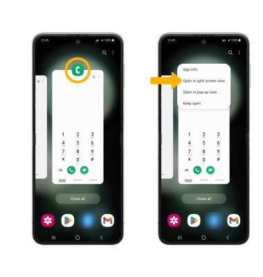 Samsung Galaxy Z Flip5 (SM-F731U) - Split Screen - AT&T