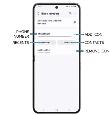 Samsung Galaxy Z Flip5 (SM-F731U) - Block or Unblock Calls - AT&T
