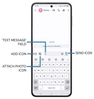 Samsung Galaxy Z Flip5 (SM-F731U) - Send & Receive Messages - AT&T