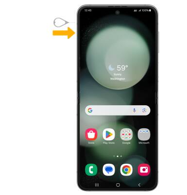Samsung Galaxy Z Flip5 (SM-F731U) - Insert or Remove SIM Card - AT&T