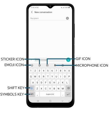 Samsung Galaxy A03s (SM-A037U) - Keyboard & Typing - AT&T