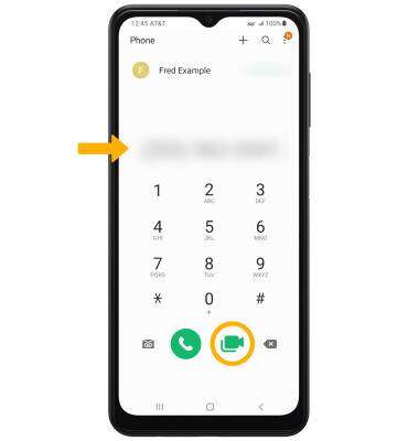 Samsung Galaxy A13 5G (SM-A136U) - Make & Receive an AT&T Video Call - AT&T